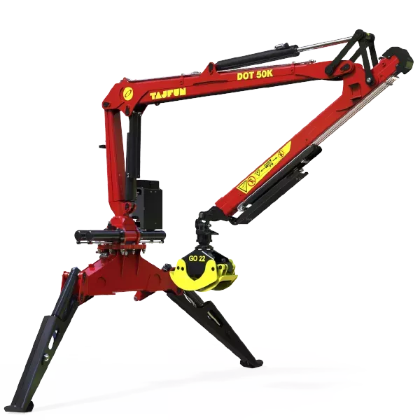 Hydraulic Tractor Cranes Tajfun DOT | Exceptional strength and durability